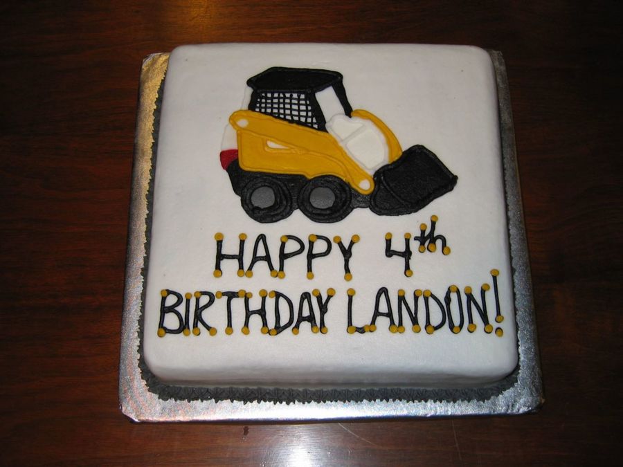 Skid Loader Cake - CakeCentral.com
