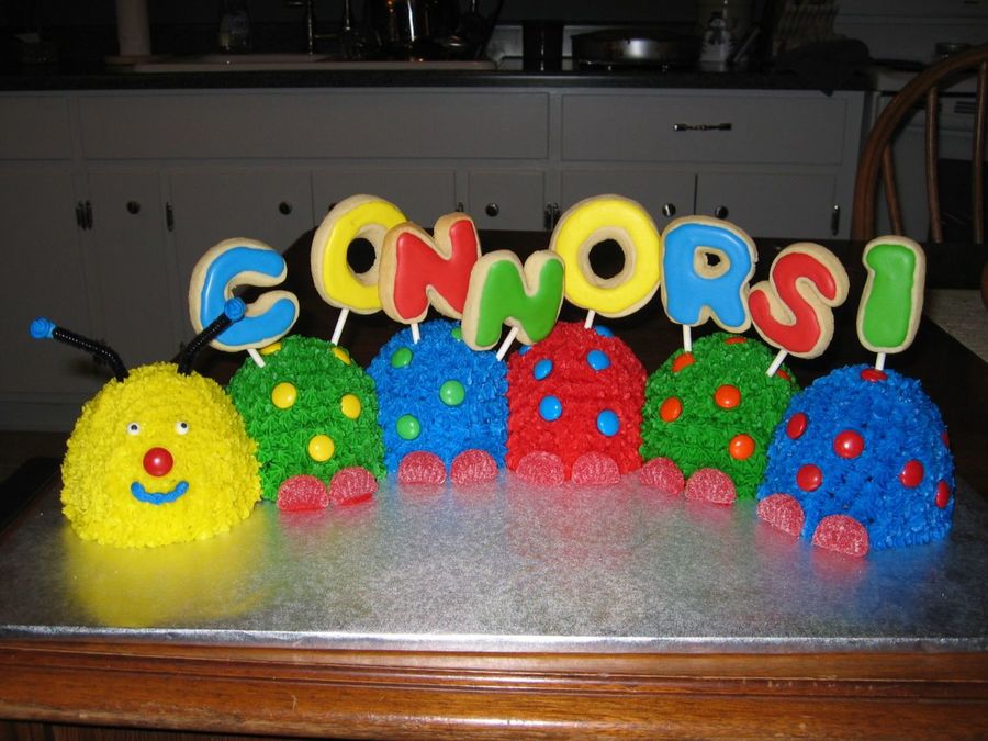 Caterpillar Cake 07 - CakeCentral.com