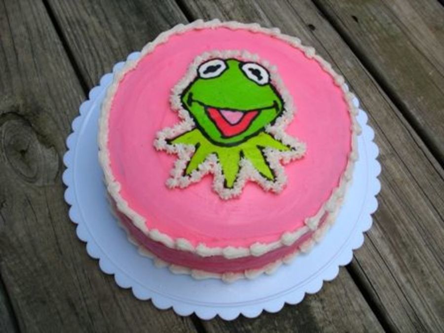 Kermit Cake! - CakeCentral.com