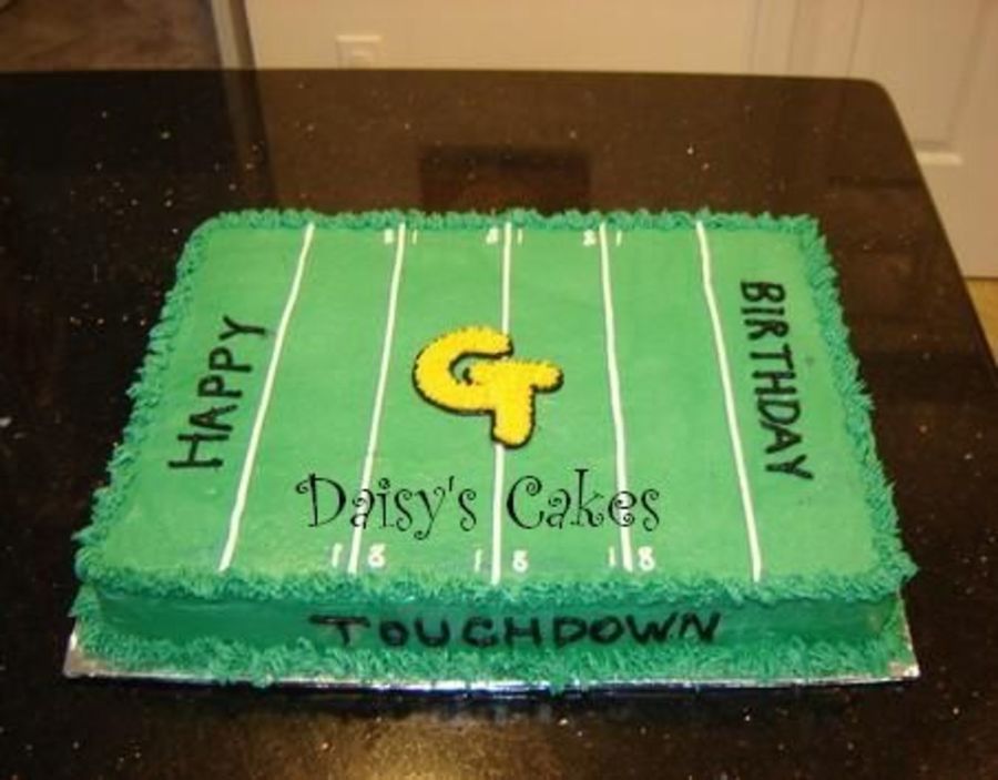 Geogia Tech Birthday Cake - CakeCentral.com