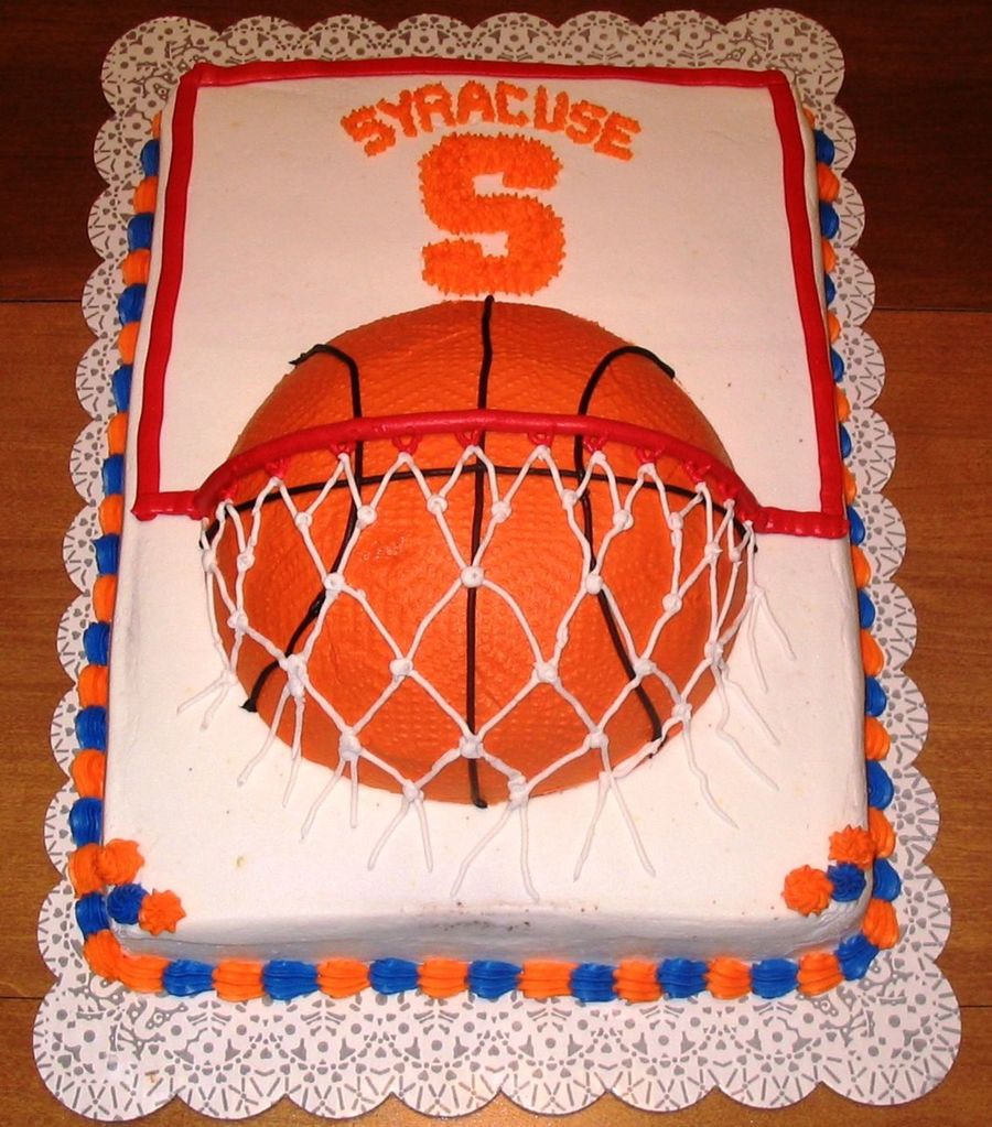 Go Orange! Syracuse University March Madness Cake - CakeCentral.com