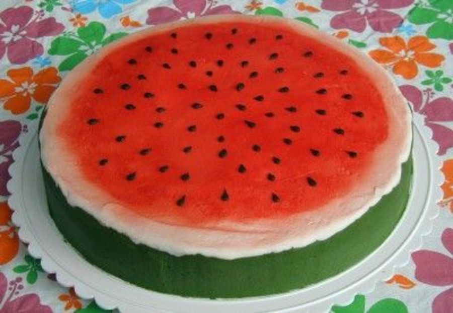 Watermelon Cake - CakeCentral.com