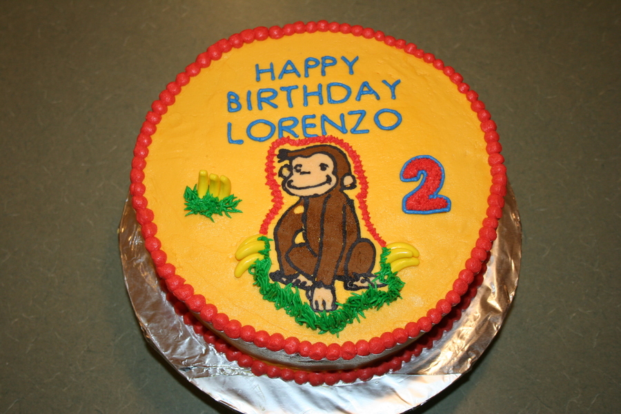 Courious George Cake - CakeCentral.com