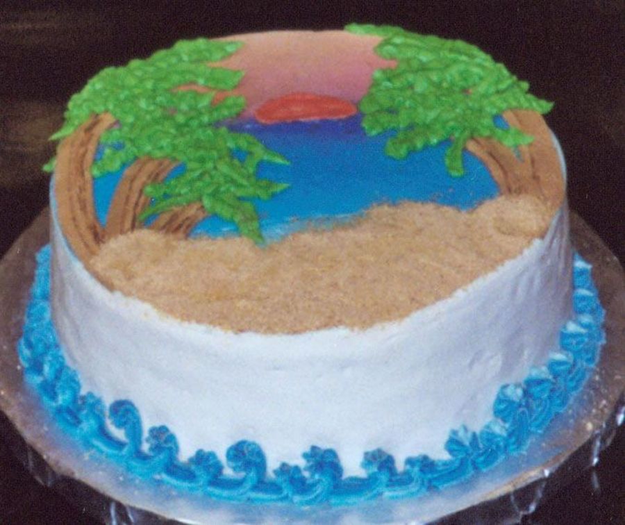 Sunset Cake - CakeCentral.com