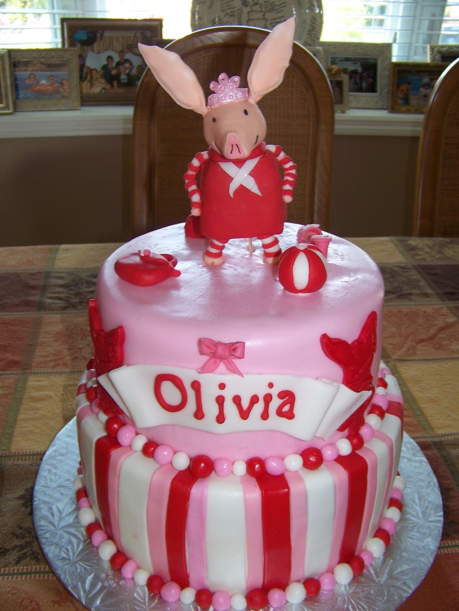 Olivia The Pig Cake - CakeCentral.com