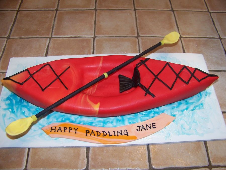 Kayak Cake - CakeCentral.com