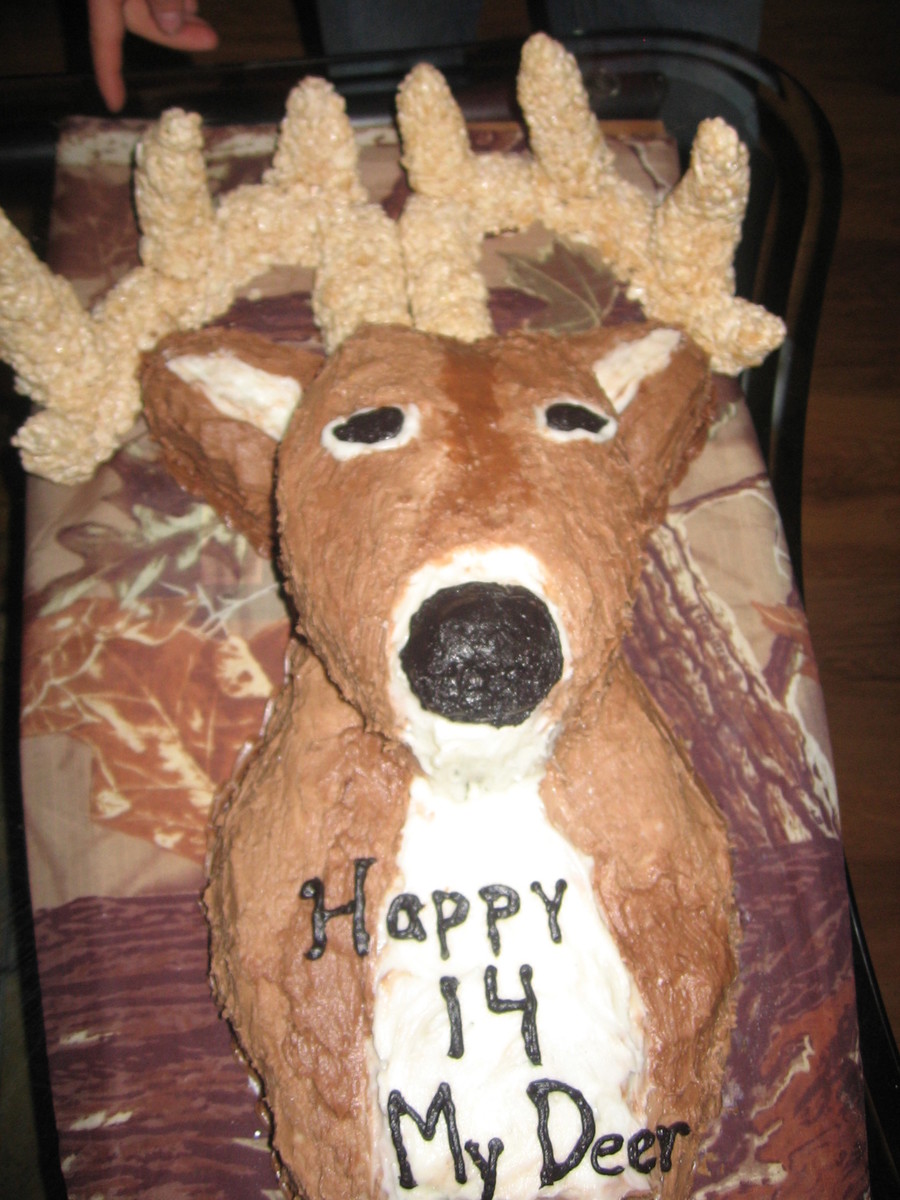 Deer Mount Cake - CakeCentral.com