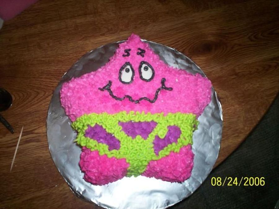 Patrick Star Staring At The Sun! - CakeCentral.com