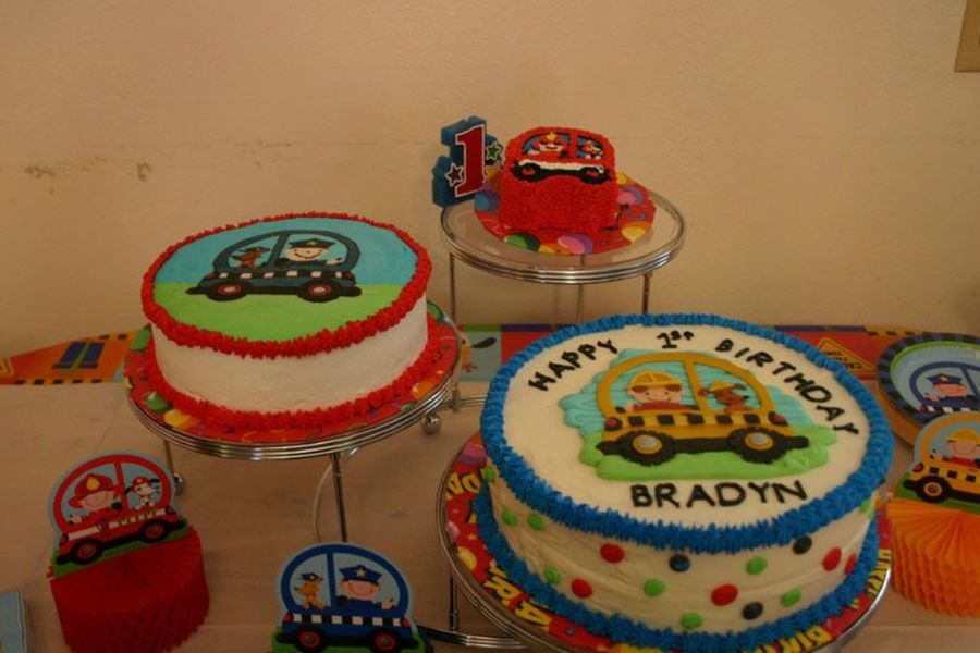 1St Birthday Transportation Cars - CakeCentral.com