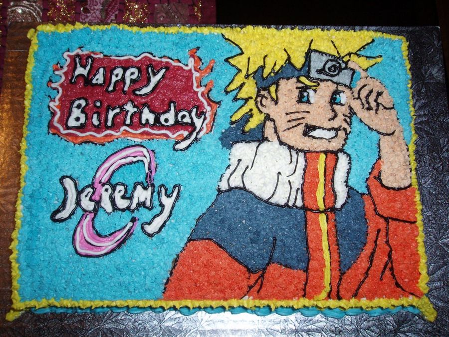 Naruto Birthday Cake - CakeCentral.com