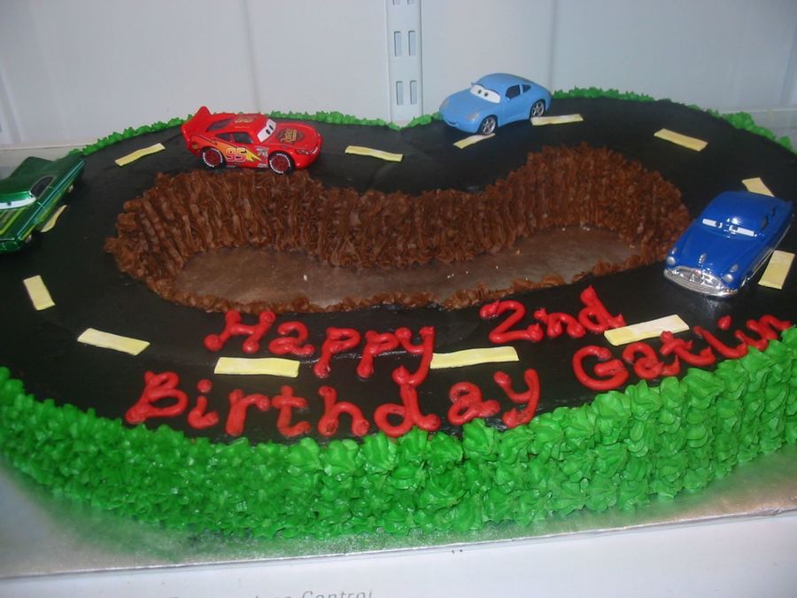 Cars Road Cake - CakeCentral.com