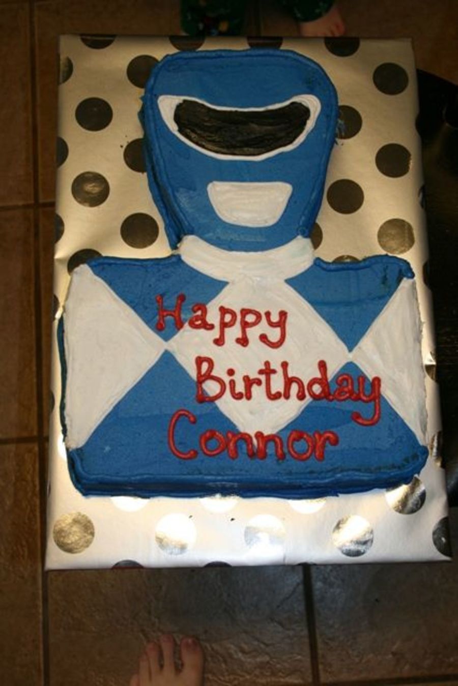 Blue Power Ranger - CakeCentral.com