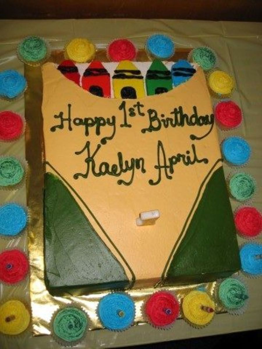 Crayon Box Cake - CakeCentral.com