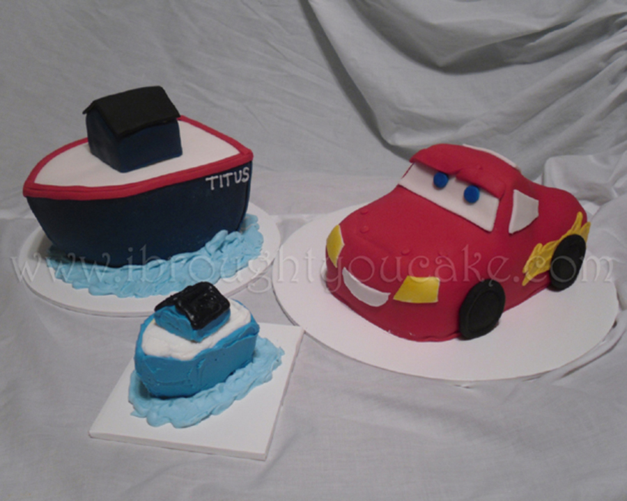 Tugboat & Mcqueen - CakeCentral.com