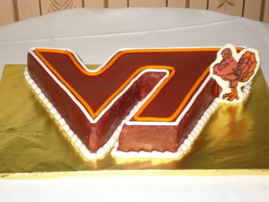 Virginia Tech Grooms Cake - CakeCentral.com