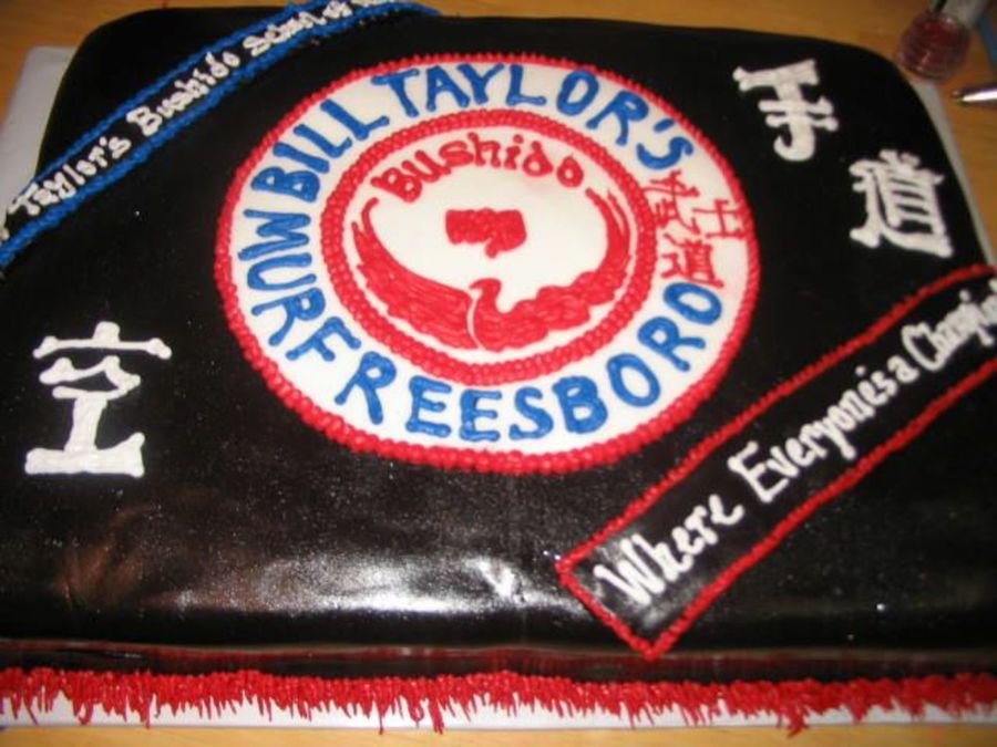 Bill Taylor's Bushido School Of Karate - CakeCentral.com
