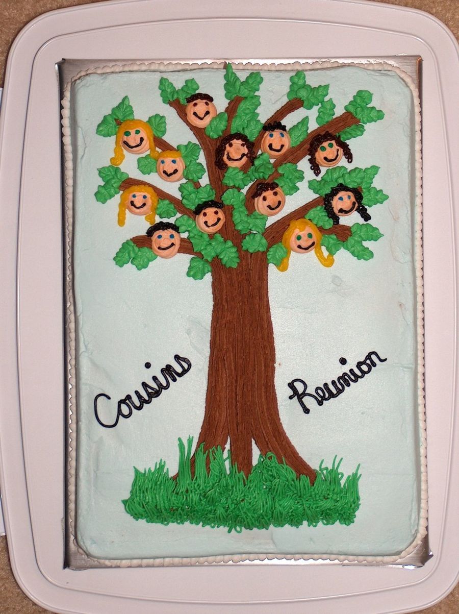 Family Reunion Cake - CakeCentral.com