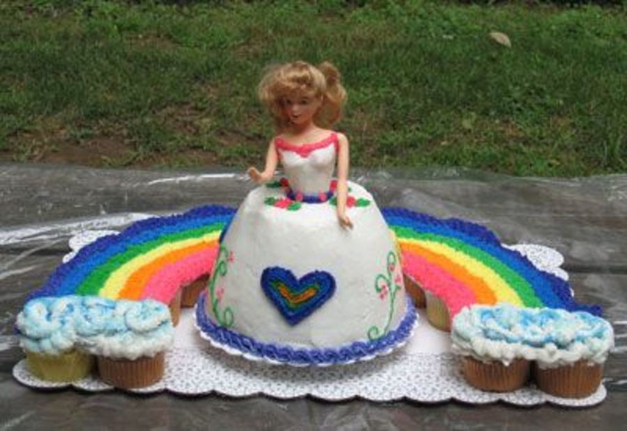"rainbow Princess" Birthday Cake - CakeCentral.com