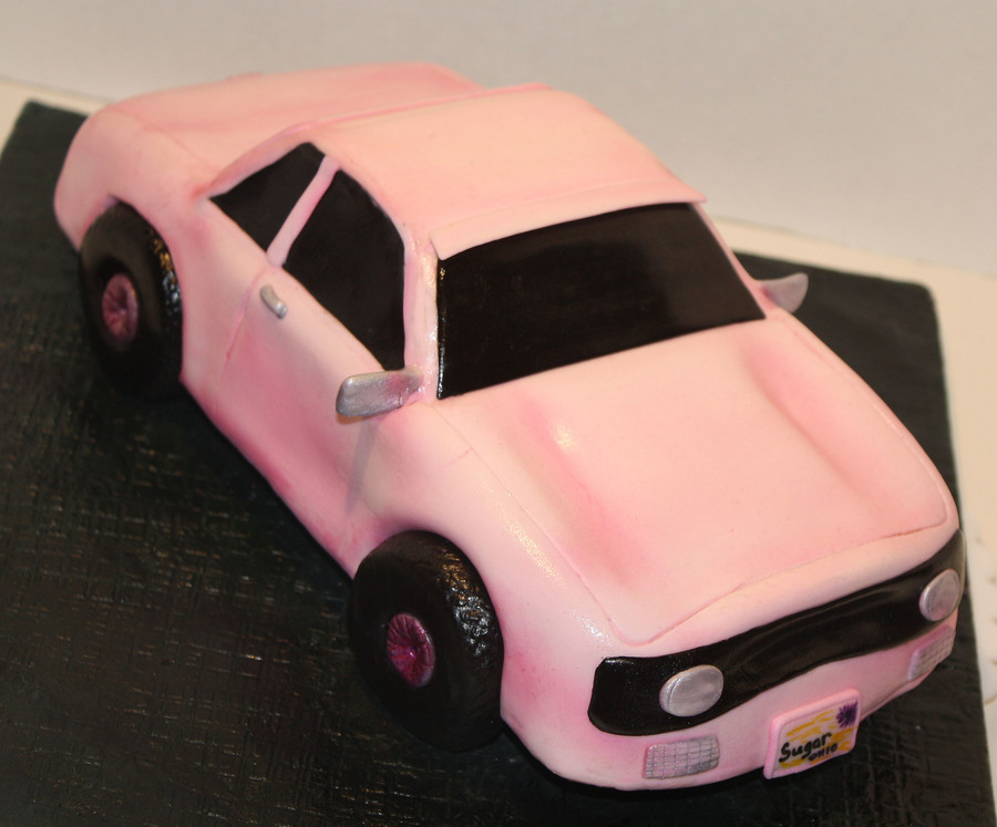 3D Sculpted Car Cake - CakeCentral.com