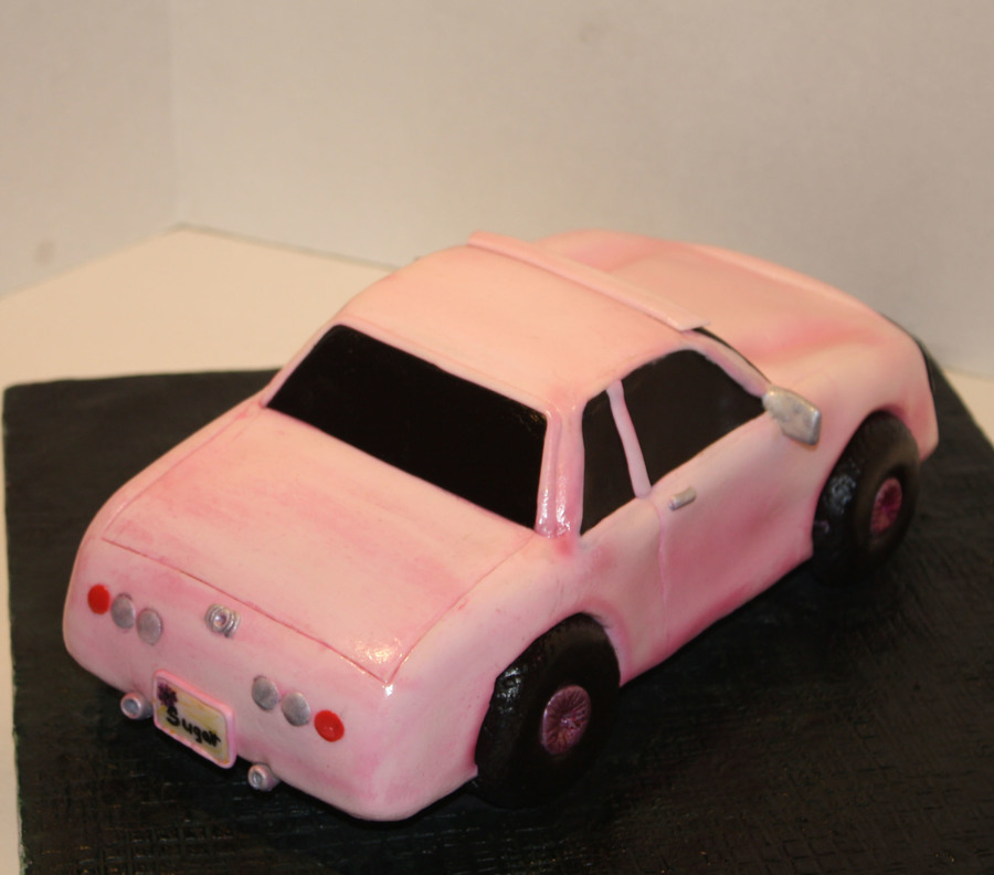 3D Sculpted Car Cake - CakeCentral.com
