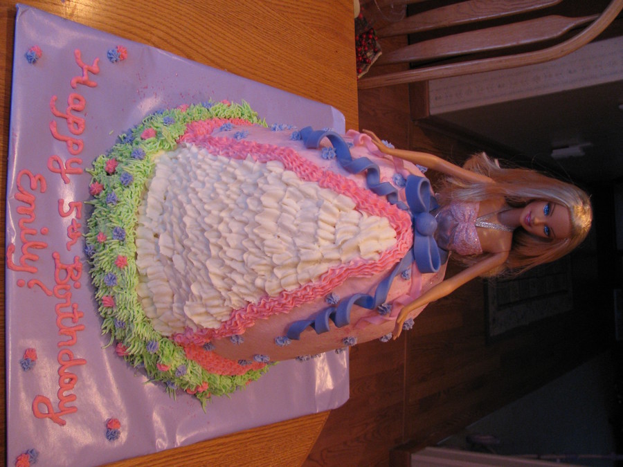 Barbie Birthday Cake - CakeCentral.com