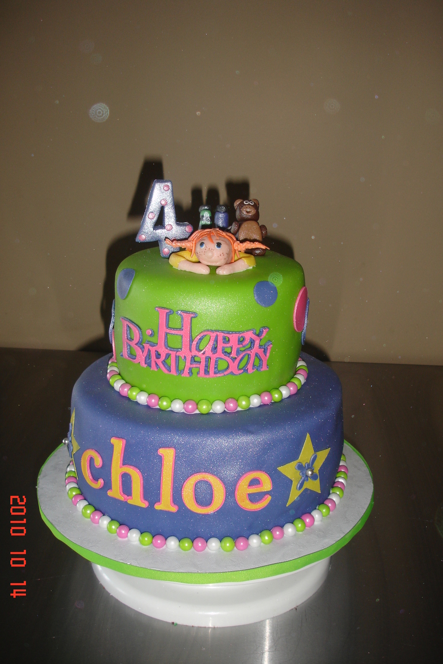 Pippi Longstocking Birthday Cake - CakeCentral.com