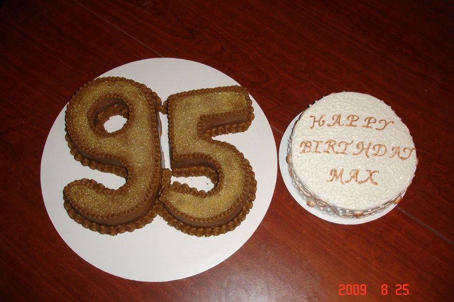 95Th Birthday Cake - CakeCentral.com