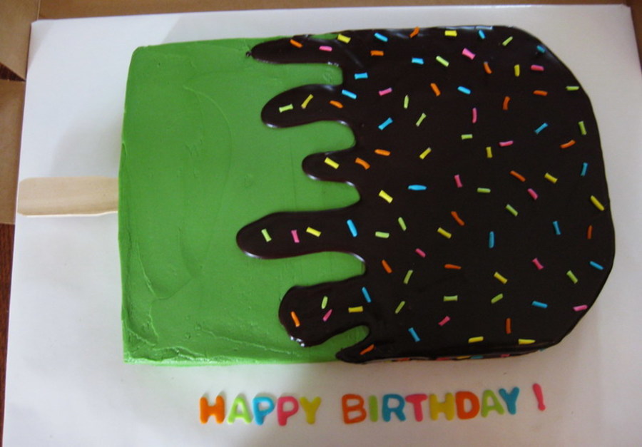 Baker Ice Cream Bar Cake - CakeCentral.com