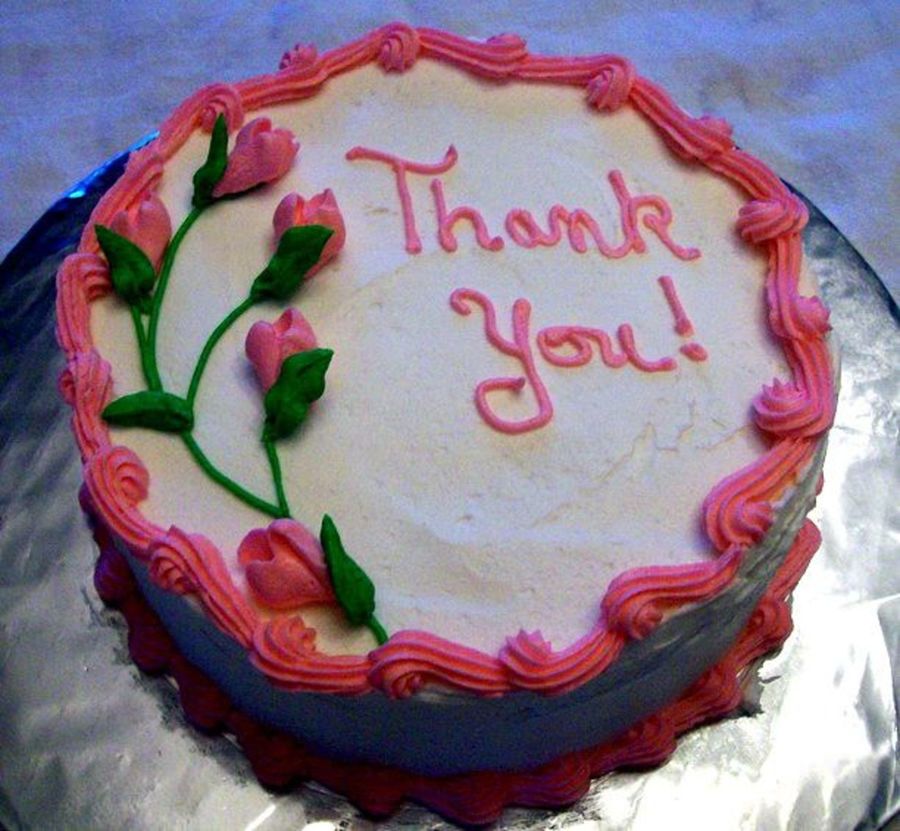 Thank You Cake - CakeCentral.com