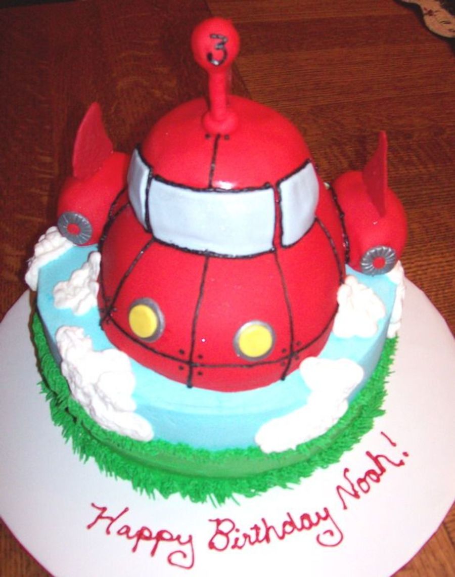 Noah's Little Einstein Spaceship - CakeCentral.com