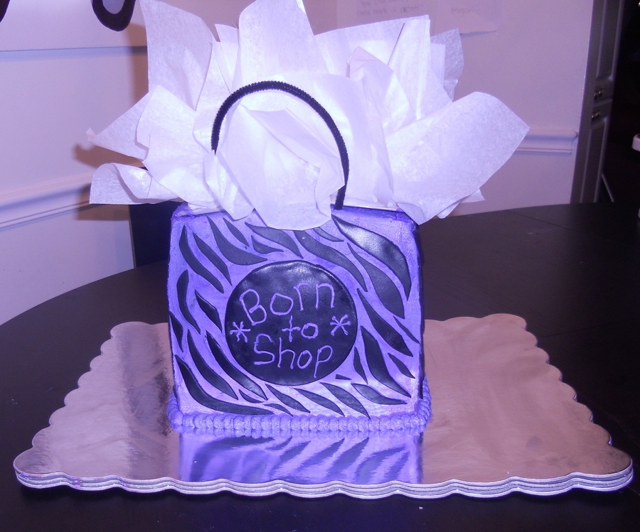 Shopping Bag Cake - CakeCentral.com