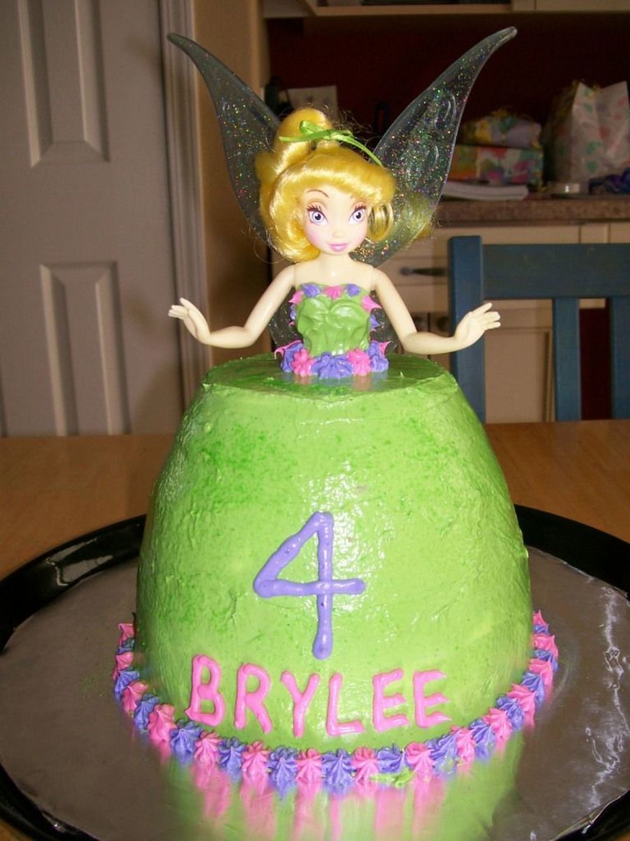 Tinkerbell Cake - CakeCentral.com