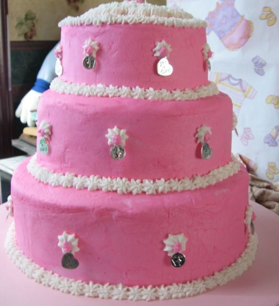 Baby Shower With Charms - CakeCentral.com