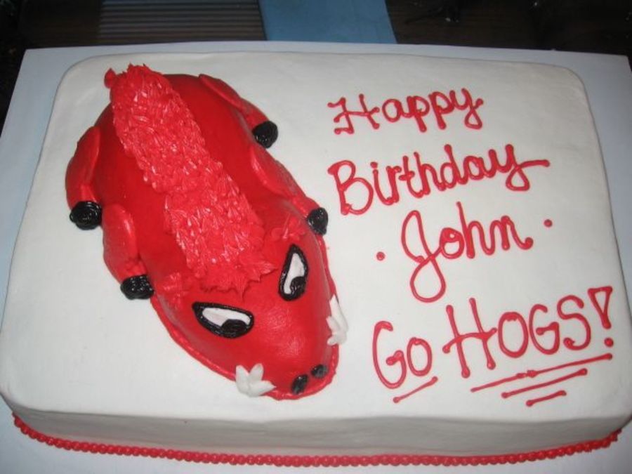 Razorback Birthday - CakeCentral.com