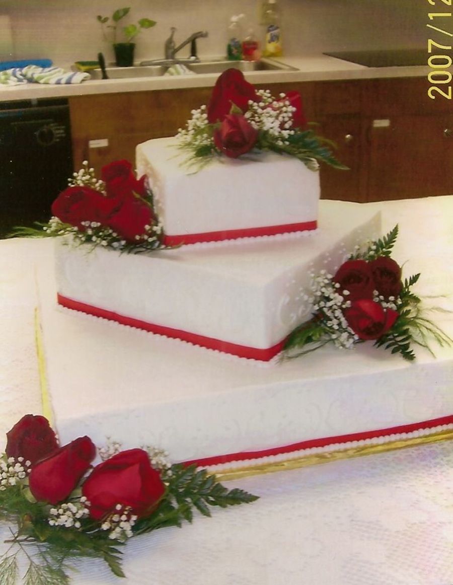 My Second Wedding Cake - CakeCentral.com