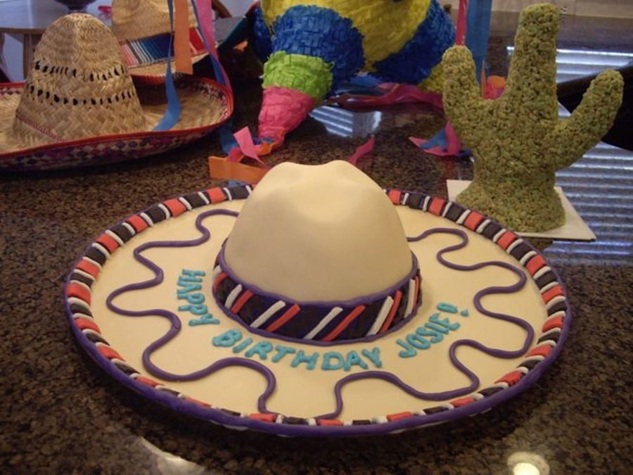 Sombrero Birthday Cake - CakeCentral.com