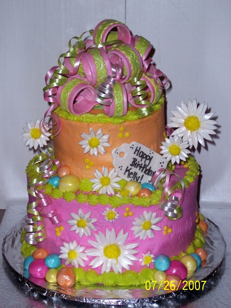 Kelly's Bd Cake - CakeCentral.com