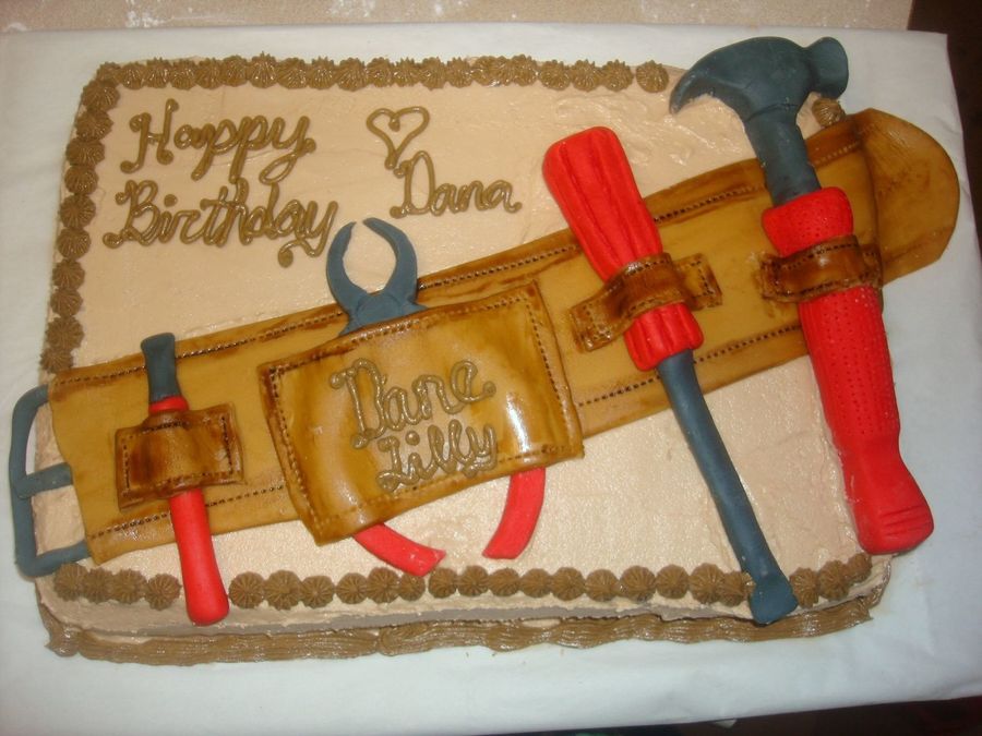 Tool Belt Cake - CakeCentral.com