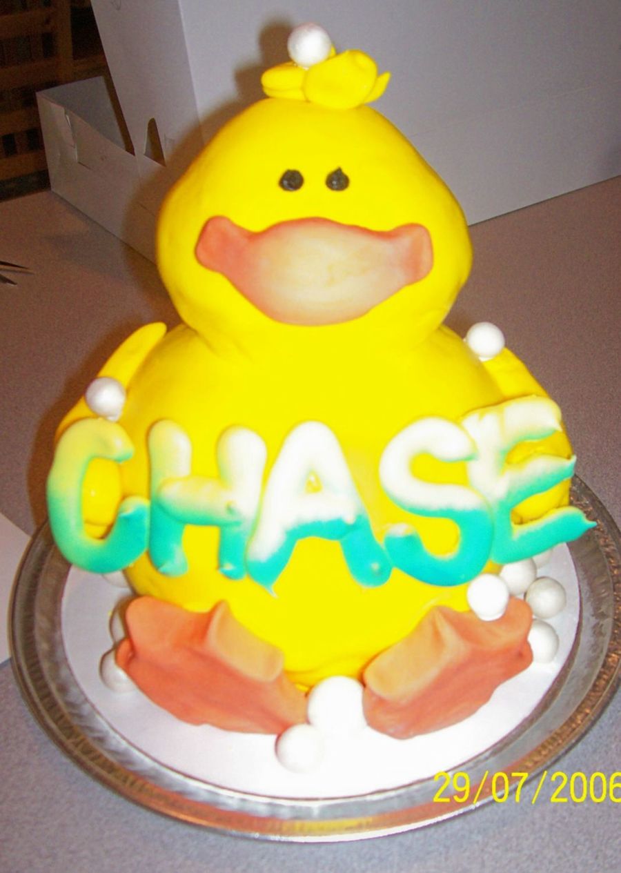 Rubber Ducky Cake - CakeCentral.com