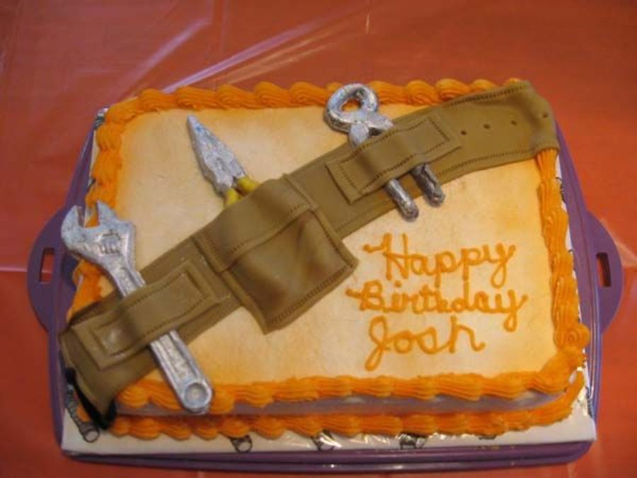 Tool Belt Cake - CakeCentral.com