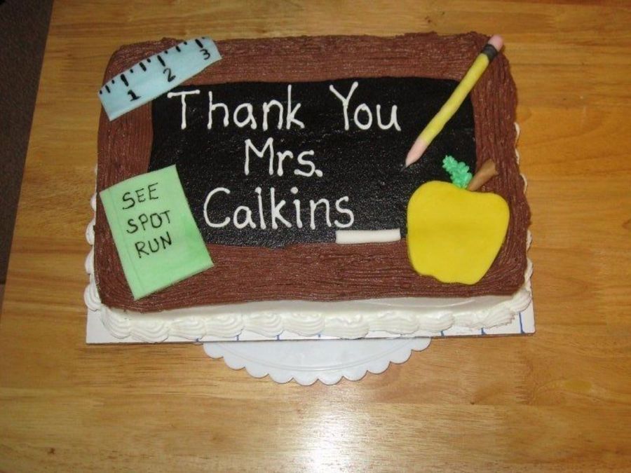 Teacher Appreciation Cake at Bobby Richardson blog