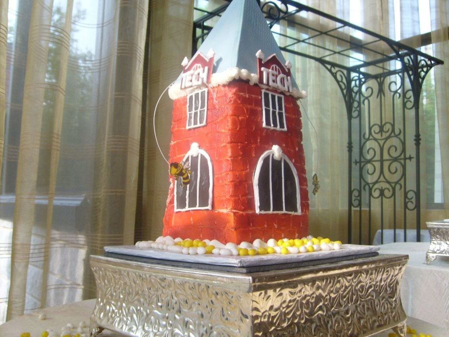 Georgia Tech Tower 3D - CakeCentral.com