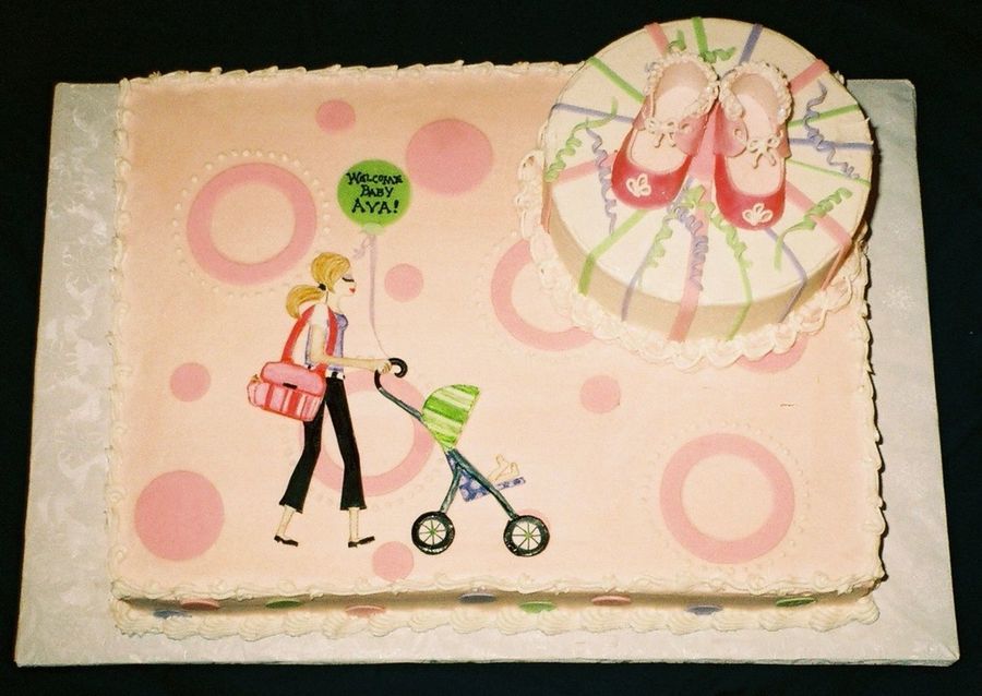 Mod Mom Cake - CakeCentral.com