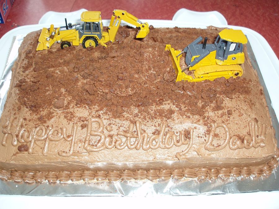 Bulldozer Birthday Cake - CakeCentral.com