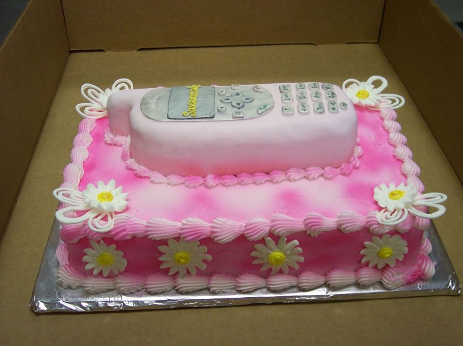 Cell Phone Cake - CakeCentral.com