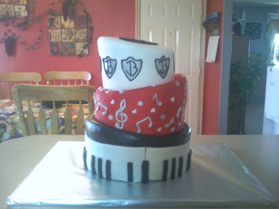Jonas Brothers Birthday Cake - CakeCentral.com