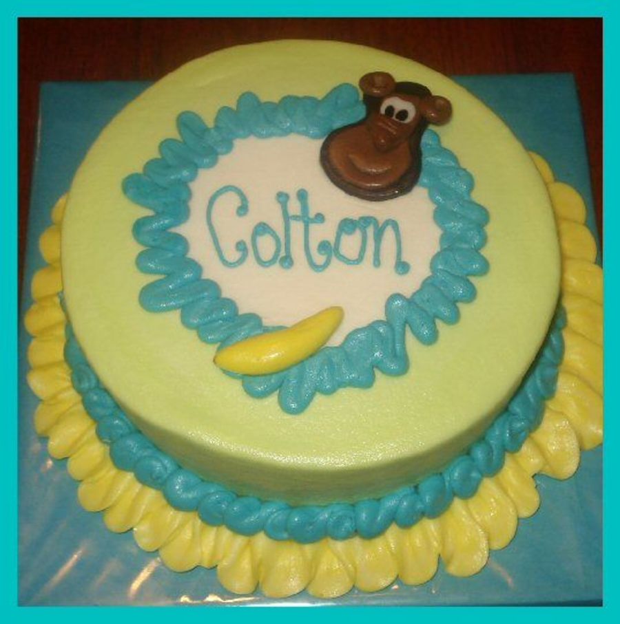 Monkey Smash Cake - CakeCentral.com