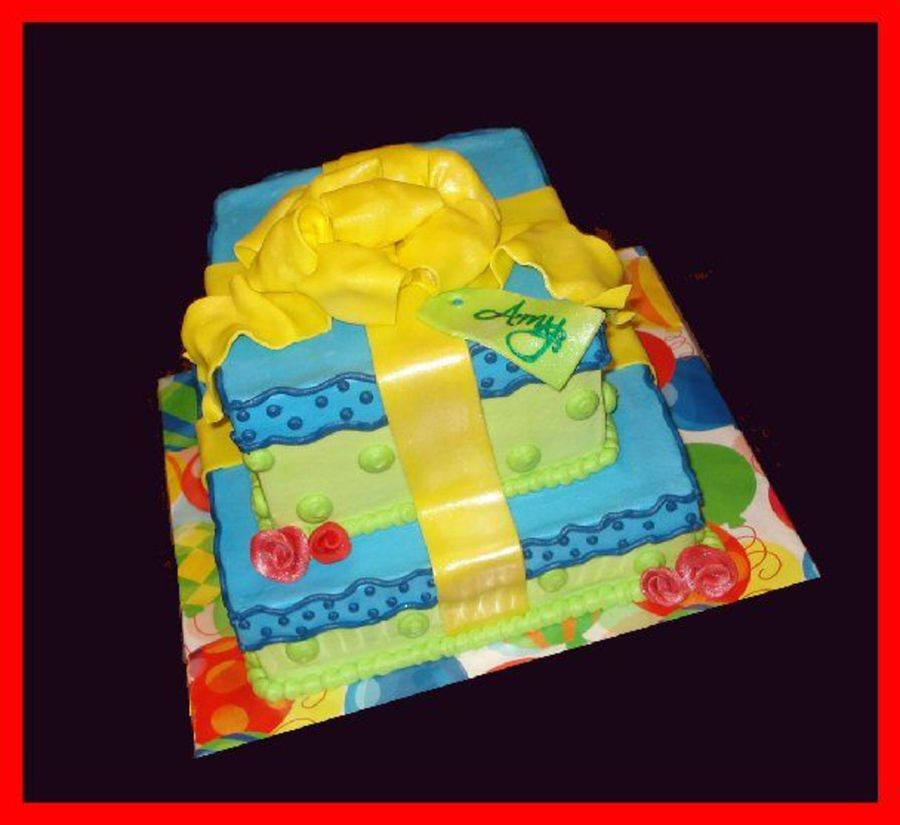 Box / Package Cake - CakeCentral.com