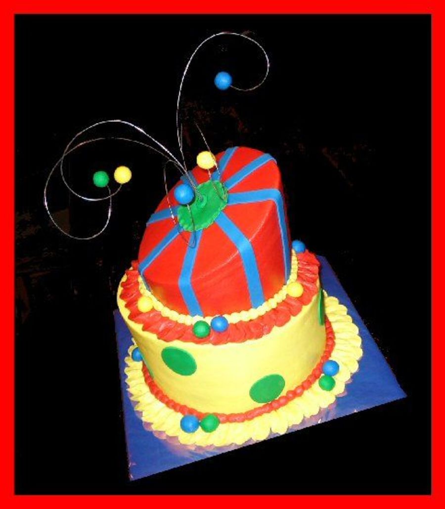 Wonky Cake For Alice In Wonderland Party - CakeCentral.com