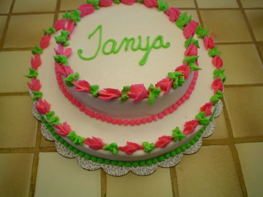 Sweet Pea Birthday Cake - CakeCentral.com